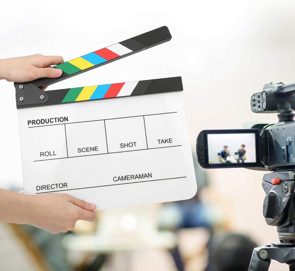 Generic Acrylic Clapboard Clacket Cinema Clapper - SHUTTER SHOP