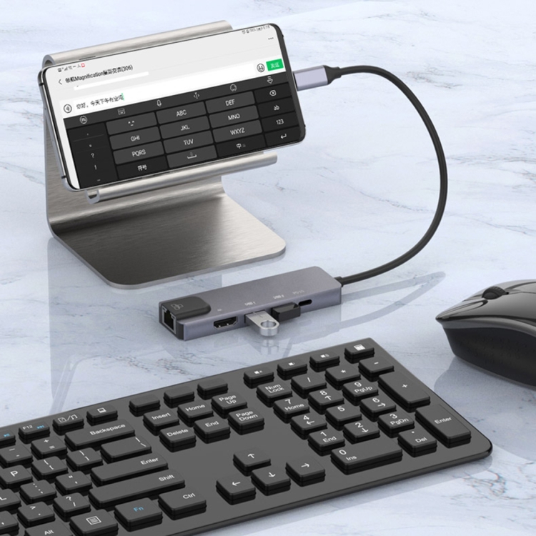 Generic UC920S USB-C - Type-C Portable Multifunctional HUB Docking ...