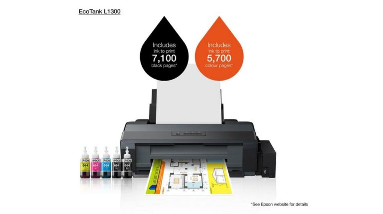 EPSON EcoTank L1300 A compact 4-colour A3+ printer - SHUTTER SHOP